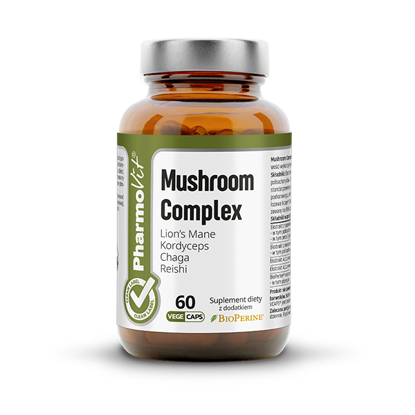 Mushroom Complex 60 kaps Vege | CL - Pharmovit.pl